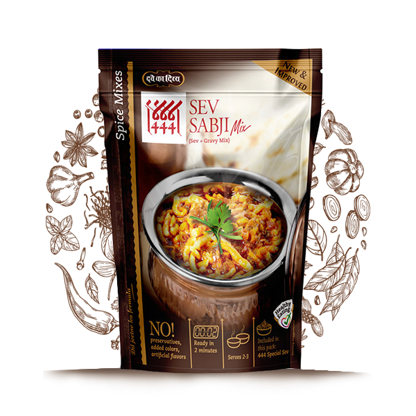 444 Sev Sabji Mix - Dave Masala